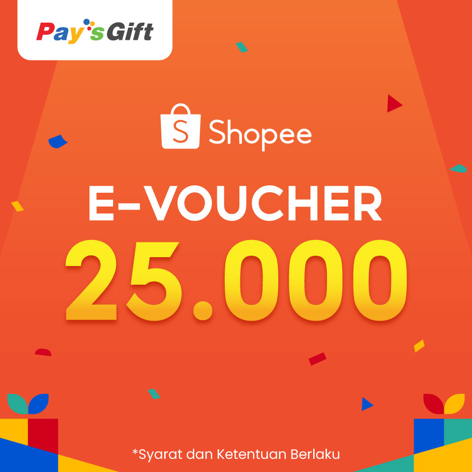 Paysgift - E-Voucher SHOPEE Rp 25.000 - flash sale