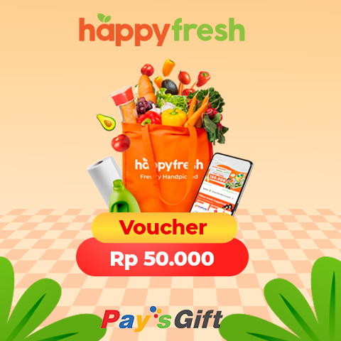 Paysgift - E-Voucher Happy Fresh Rp. 50.000