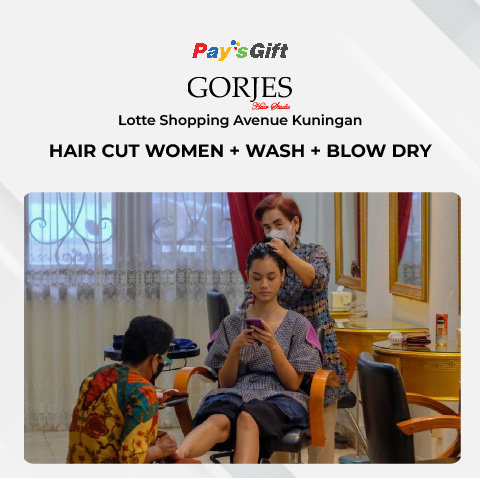 Paysgift - Gorjes Lotte - HAIR CUT WOMEN + WASH + BLOW DRY