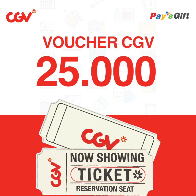 Paysgift - E-Voucher CGV Rp. 25.000 - Flash Sale