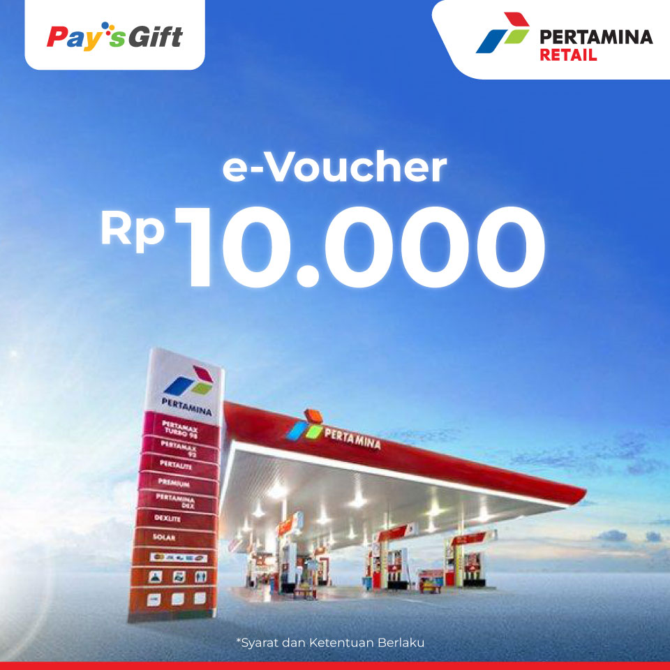 Paysgift - E-Voucher Pertamina Rp. 10.000