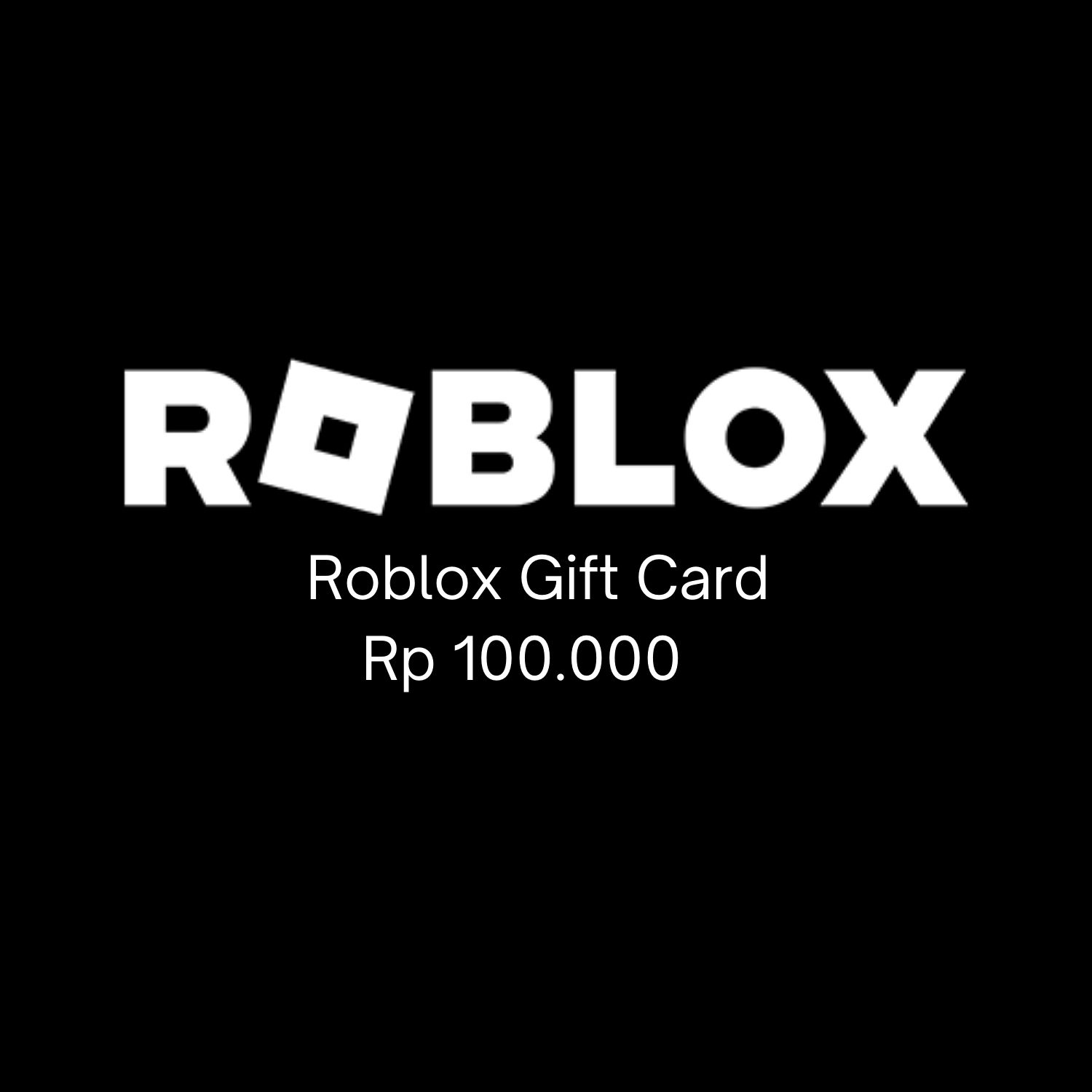 Paysgift - Roblox Gift Card Rp 100.000