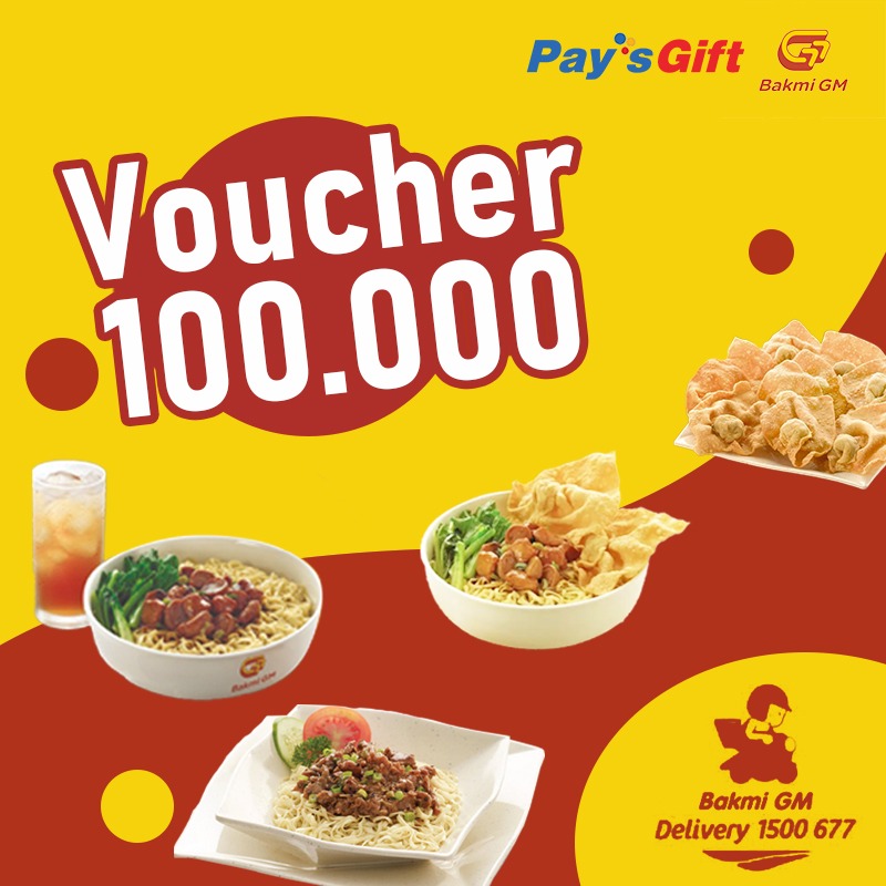 Paysgift - E-Voucher Bakmi GM Rp. 100.000