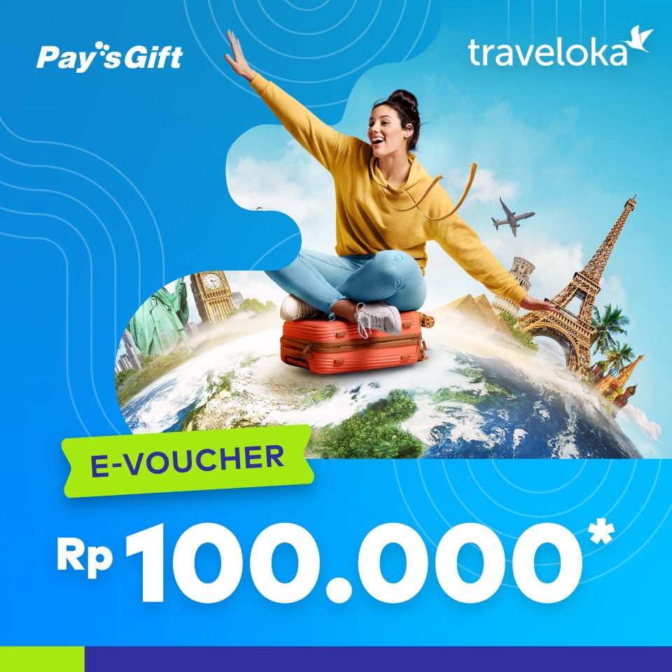 Paysgift - E-Voucher Traveloka GIft Rp 100.000